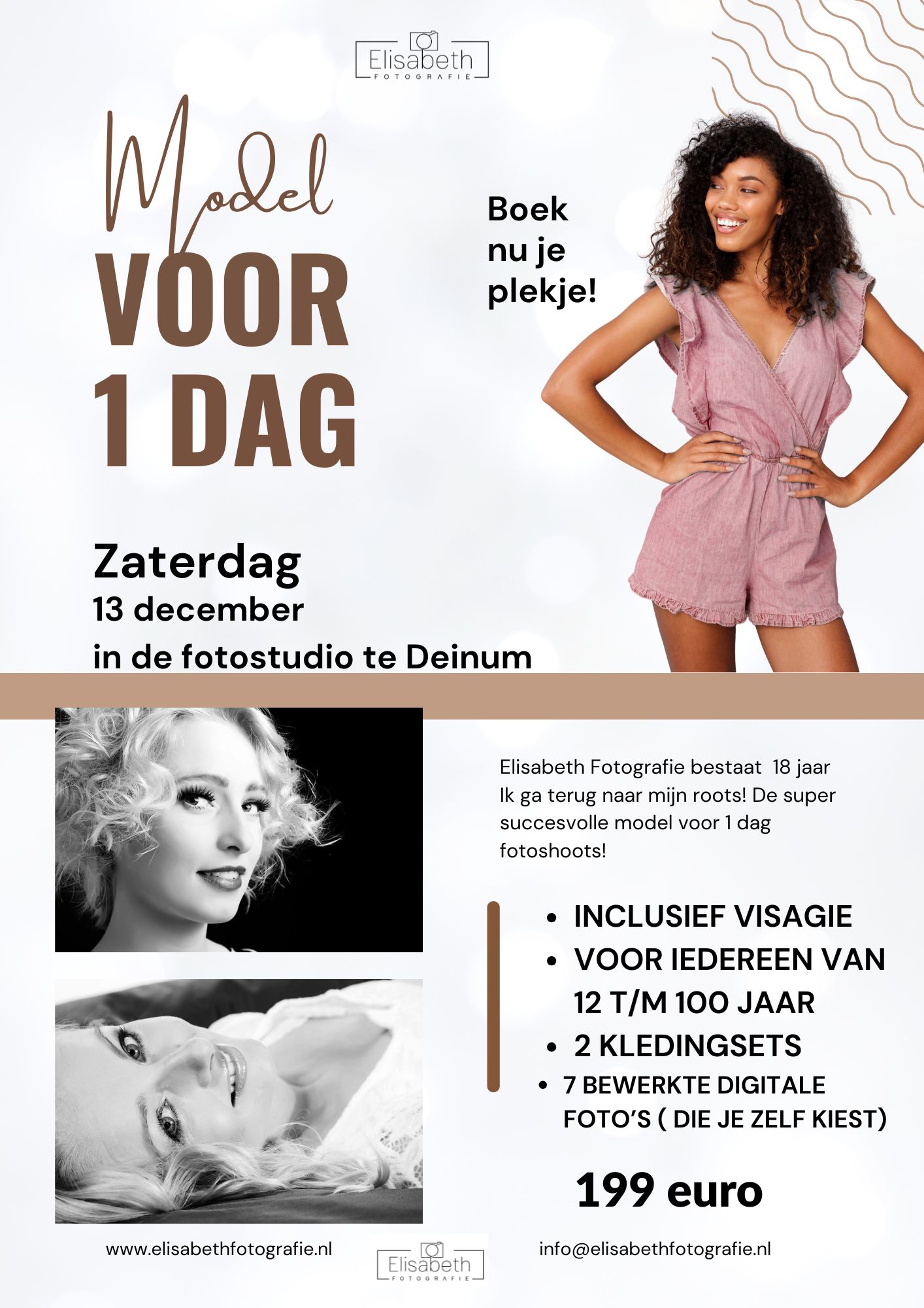 Actiedag model voor 1 dag! - Elisabeth Fotografie Friesland Drenthe ...